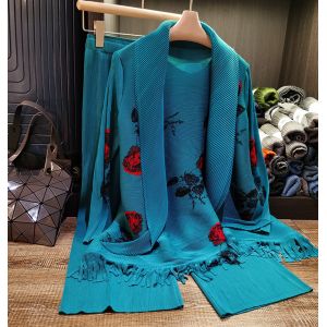 Quality Autumn Fashion Suit Women's Loose Large Size Print Top High Waist Slimming Wide for sale