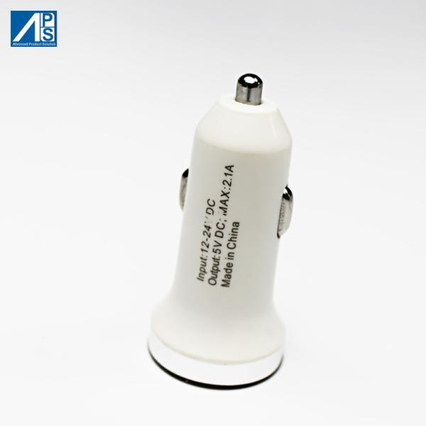 Quality 4.8A Fast Car Phone Charger 24W Dual USB Car Charger Adapter for sale