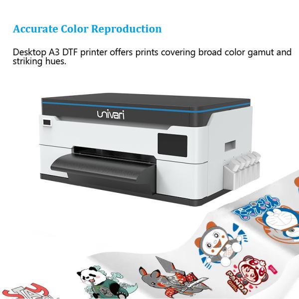 Quality Desktop 300mm DTF Transfer Inkjet Machine Tshirt Printer with F1080 XP600 Head for sale
