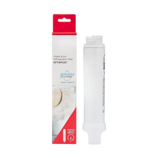 Quality Hotel Supply EPTWFU01 Refrigerator Water Filtration Filter Replacement 1 Count White for sale