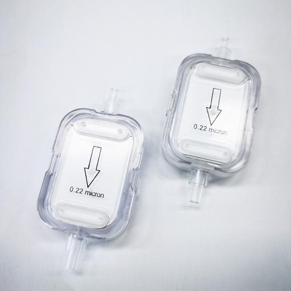 Quality Disposable IV Filter with Double Decks of PES and Hydrophobic PTFE for Higher Flow Rate for sale