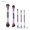 china 5pcs OEM Double Side Poly Bag Makeup Brush Gift Set