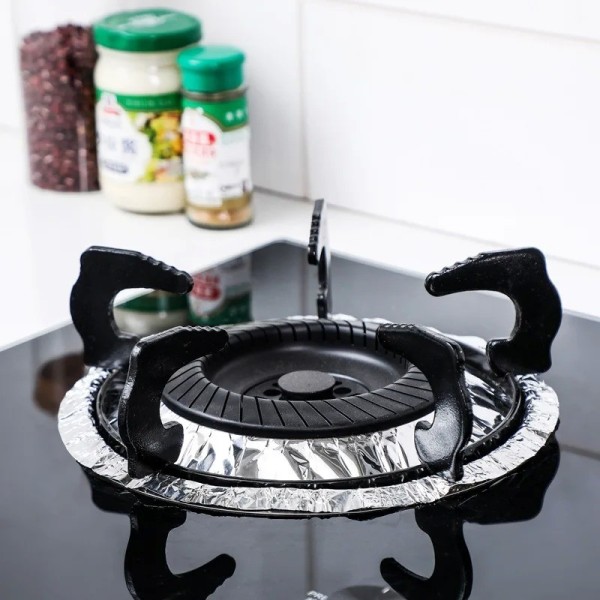 Quality Trivets Kitchen Accessories 10Pcs Aluminum Foil Cleaning Pad Covers for Gas Oven and Stove for sale