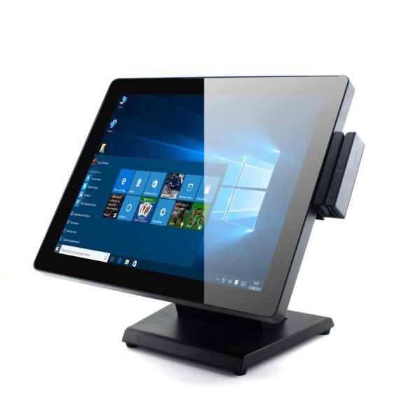 Quality 17 Inch With 8 Inch 4G Memory Dual Screen Pos Machine zero bezel for sale