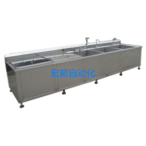 Quality Semi Auto ultrasonic cleaning machine 3 Tanks 40kHz For Metal Parts With Manual for sale