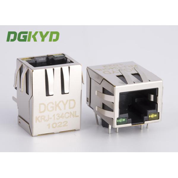 Quality Net Bridge RJ45 Connector With Lan Filter 10 / 100 Base Side Entry Factory Customized for sale