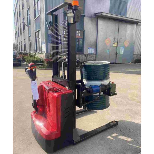 Quality 1.6meters 3meters 500kg Fully Electric Drum Stacker For Drum Transportation And for sale