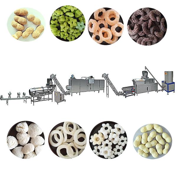 Quality 3000 KG Complete Corn Flour Puffed Snack Making Processing Machine Extruder for for sale