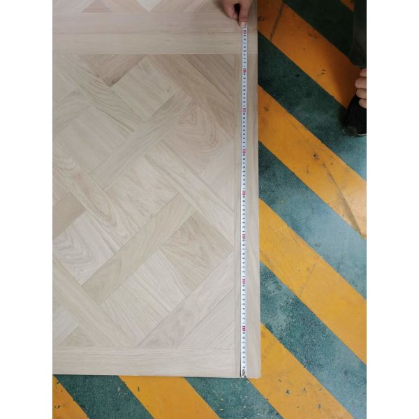 Quality Unfinished Versailles Panels Flooring Oak Engineered Panels With Internal Bevels for sale