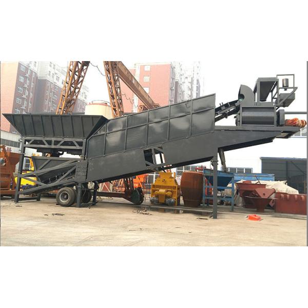 Quality YHZS50 Concrete Batching Mixing Plant Station XDEM Mobile 3800mm for sale