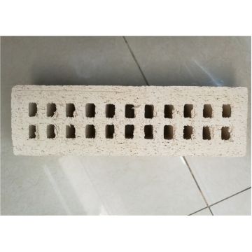 Quality Pure White Multi Holes Perforated Clay Bricks Anti - Freeze 35% Void Ratio for sale