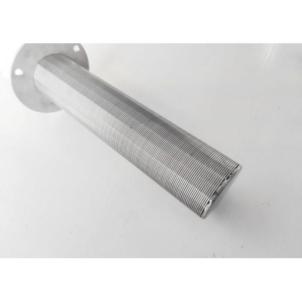 Quality Cylindrical 0.1mm Slot Pre Filter Cartridge With 8mm Flange for sale