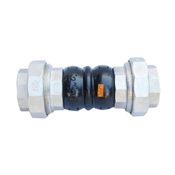 Quality Union EPDM Thread Connected Pipe Coupling Sphere Rubber Expansion Joints for sale