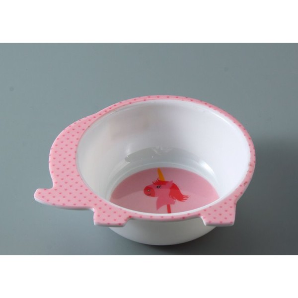 Quality LFGB 5pc Divided Compartment Melamine Dinnerware Set for sale