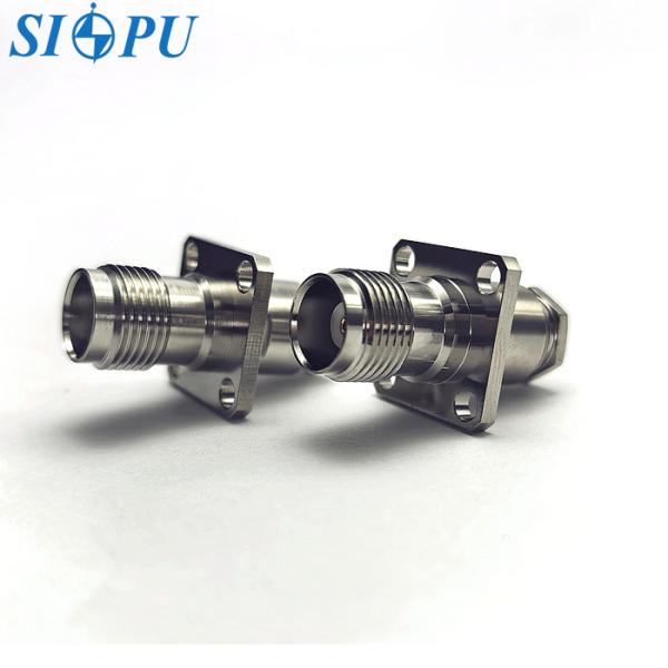 Quality TNC Female RF Coaxial Connector – Flange Mount, Compatible with RG142/U Cable for sale