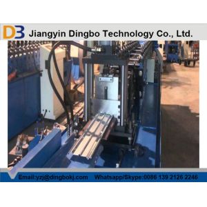 Quality Fire / Vane Smoke Damper Metal Roll Forming Machine With Cr 12 Quenched Cutter for sale