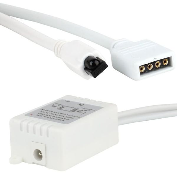 Quality 16 Million Color Led Light Strip Controller 5-24v With Ir 24 Key Remote Control for sale