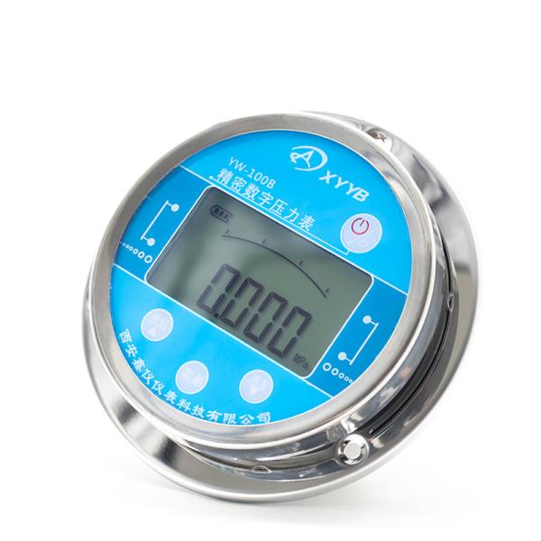Quality YW-100B Axial Digital Pressure Gauge 4-20mA With Touch Buttons for sale