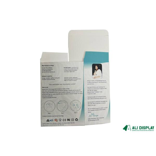 Quality PSD Offset Face Cream Packaging Box Makeup White 173mm for sale