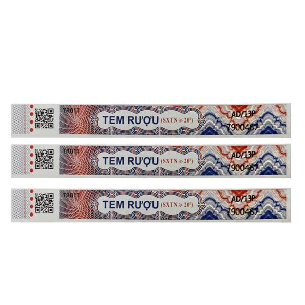 Quality Waterproof Wine Label Stickers with Tear Resistant Permanent Adhesive Roll for sale