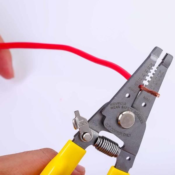 Quality 4Cr13 Fiber Cable Stripper Pliers Splitter Tool Wire Side Cutters ANSI for sale
