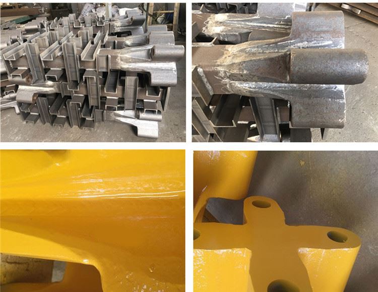 3.290HC foundation leg welding & Spray paint