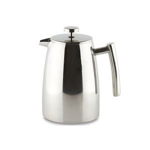 Quality Mirror Polished Double Wall French Press Pot 17/34oz Steel French Press Coffee for sale