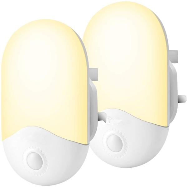 Quality 15lm*2 100000h Plug In Motion Sensor Light With Dusk To Dawn Photocell Sensor for sale