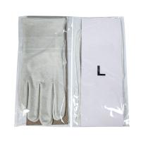 Quality 100% Cotton White Work Gloves Sweat Absorbing Individually Wrapped for sale