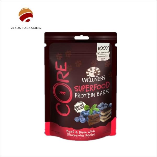 Quality PANTONE Color Resealable Stand Up Pouch Custom Design Tear Resistance for sale