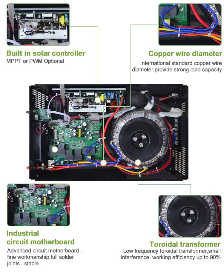caravan inverter charger circuit board