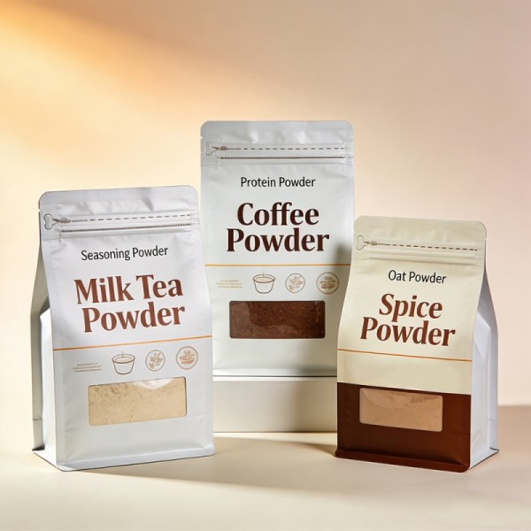 Quality Customized Biodegradable High Barrier Stand Up Pouch for Powder Bag with Zipper Top and Gravure Printing for sale