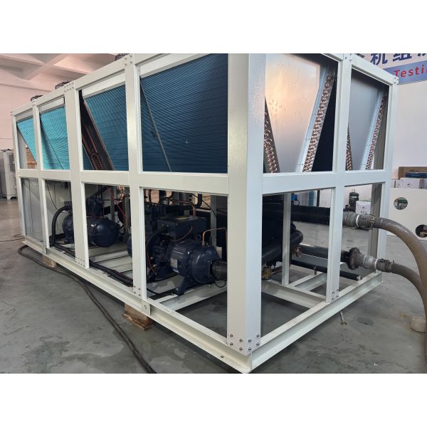Quality 60hz 100HP Air Cooled Screw Type Chiller cooling solution for industrial applications ensuring energy savings and stable operation for sale