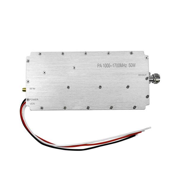 Quality 50W Wideband anti drone  Power Amplifier Module Frequency Range 1000-1700MHz Gain 47 for Outdoor Security Needs for sale
