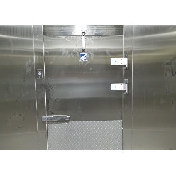 Quality Customized Hinged Door 150mm Steel Blast Chiller 42KG/M3 Density Deep Freezer for sale