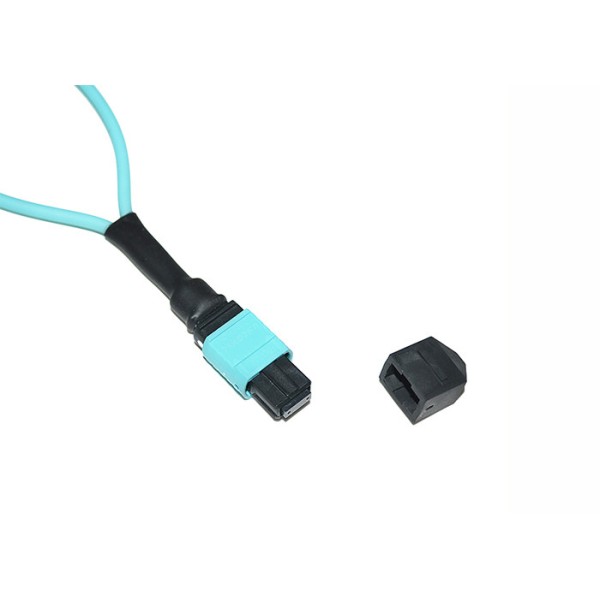 Quality Green MTP Connector 12 24 Cores OM4 MPO MTP Loopback With System Access for sale