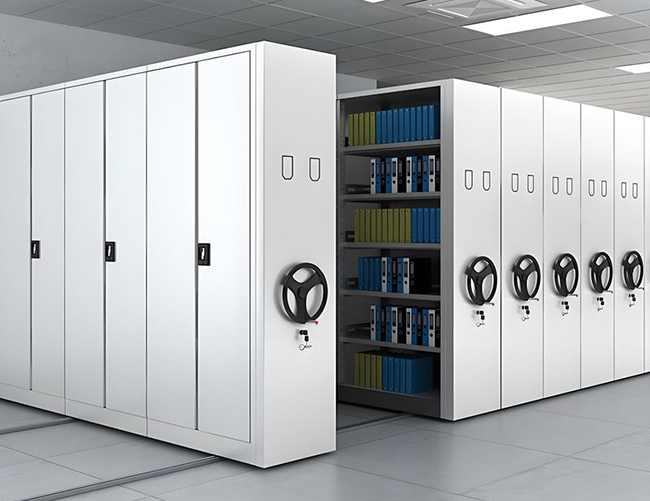 Manual Mobile Shelving Hand Cranked Movable Compact Shelves Archives Compactor Rack System