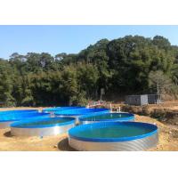 China 2200M3 PVC Liner Fish Farm Plastic Aquaculture Tanks factory