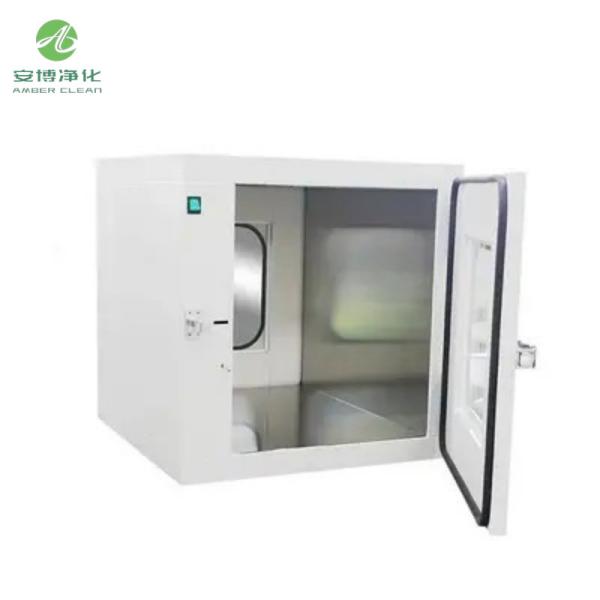 Quality AMBER SUS 304 / 201 Mechanical Interlock Dynamic Pass Box in Pharma for sale