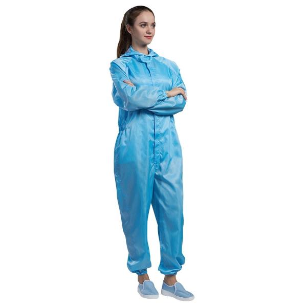 Quality Breathable Anti Static Garments Soft Skin-Friendly Clean Room Suit for sale