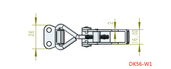 adjustable stainless steel toggle latches