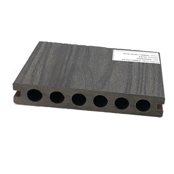 Quality Water Resistant Solid WPC Decking Anti Slip 135X25mm Mothproof for sale