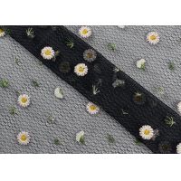 Quality Daisy Multi Colored Lace Fabric For Flower Mesh Dress for sale