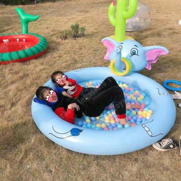 Quality LC Animal Elephant Splash Ground Floor Pool Inflatable Spray Pool Inflatable for sale