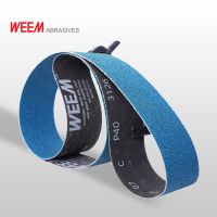 Quality Y Weight Waterproof Polyester Belt / P100 Zirconia Alumina Sanding Belts for sale