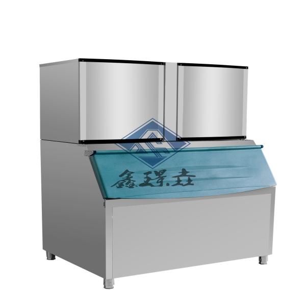 Quality Commercial Combined Type Automatic Ice Cube Maker with 300Kg Ice Storage for sale