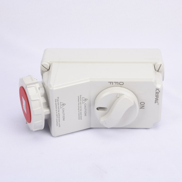 Quality 380V 4P IP67 Waterproof Interlocked Switch Socket IEC Standard for sale