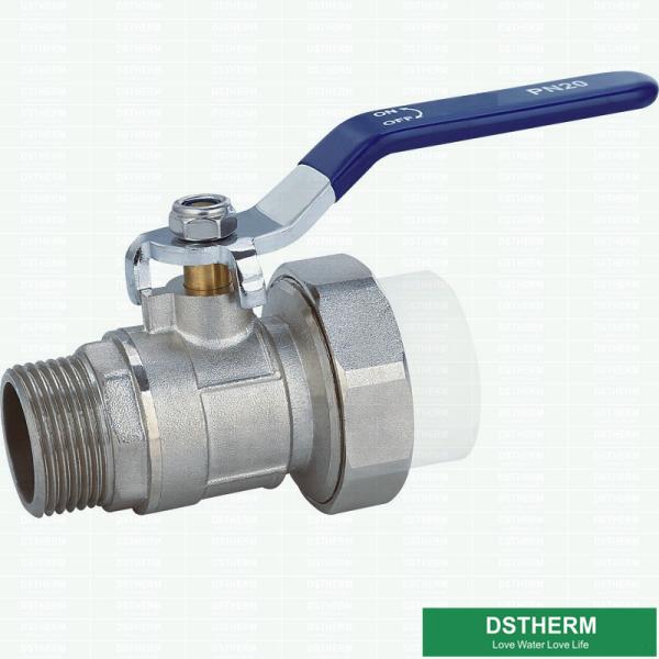 Quality Ppr Double Union Ball Valve Male Female for sale