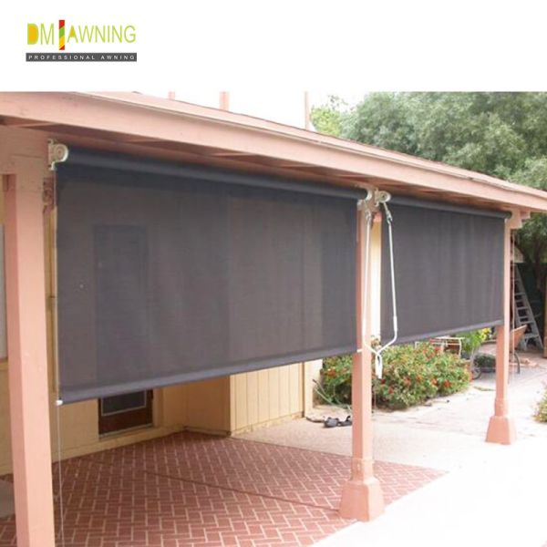Quality 70mm Vertical Retractable Window Awnings Remote Control for sale