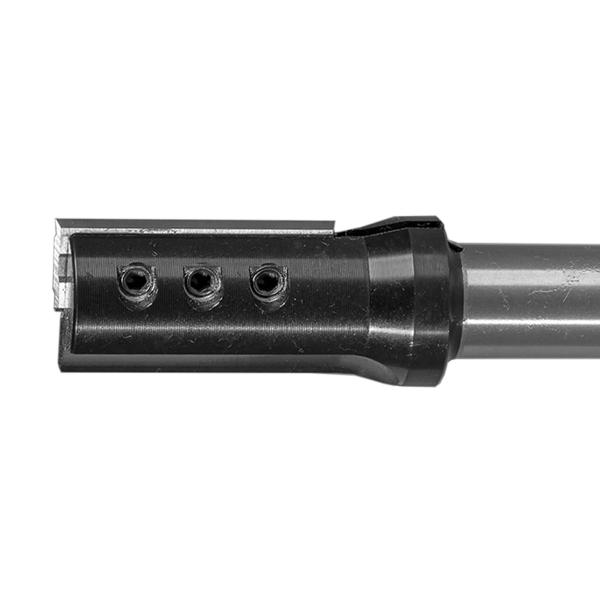 Quality Cutting Dia 8mm 22mm Straight Flute Router Bit With Double Sided Insert Blade for sale